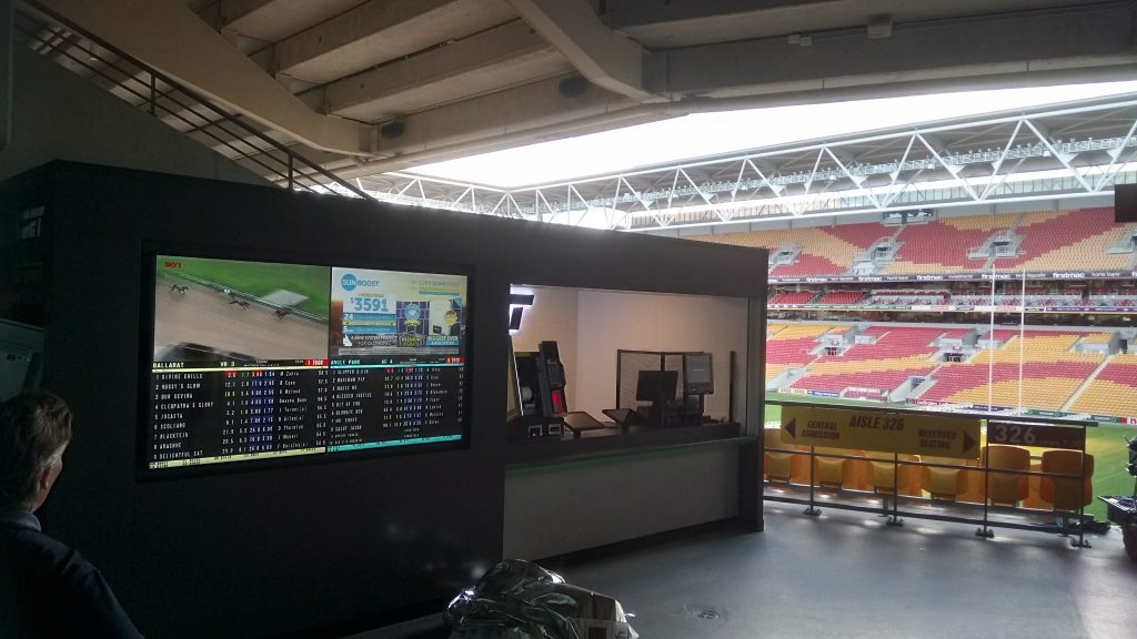 Suncorp Stadium Ubet Kiosk Installations by AusDigi 1300 541 001